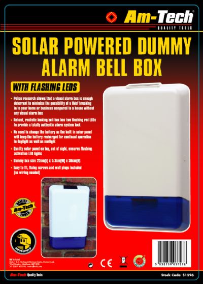 Am Tech Solar Dummy Alarm Box - DIY Week.net
