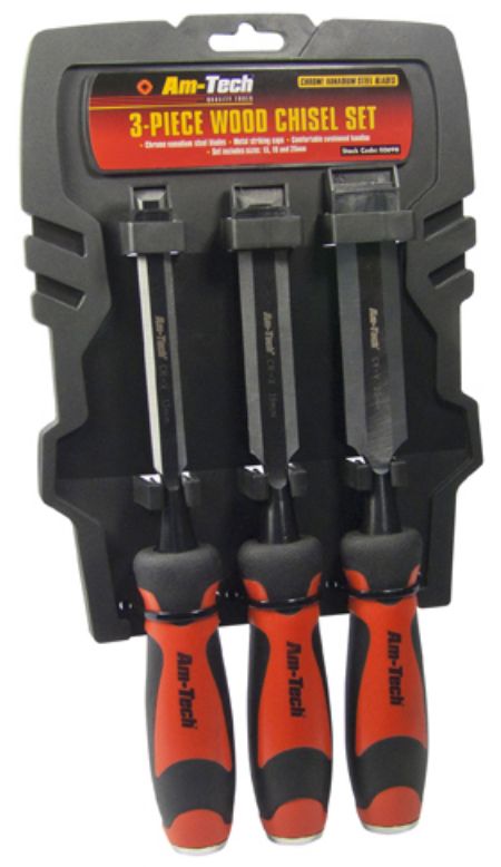 Am-Tech 3-Piece Wood Chisel Set DIYWeek Product information