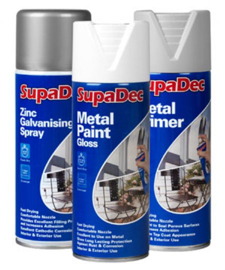 New metal spray paints from SupaDec DIYWeek Product information